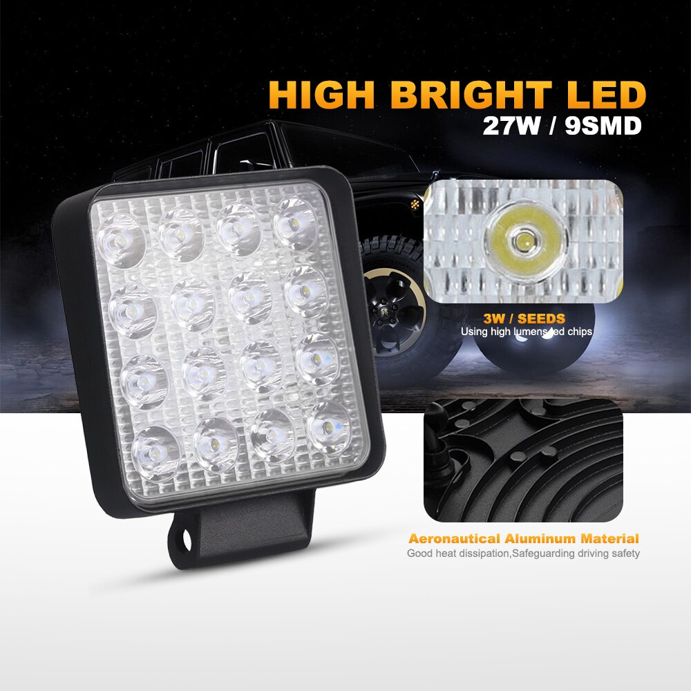 Nlpearl 4 tommer 48w 42w led lysstang/arbeidslys k... – Grandado