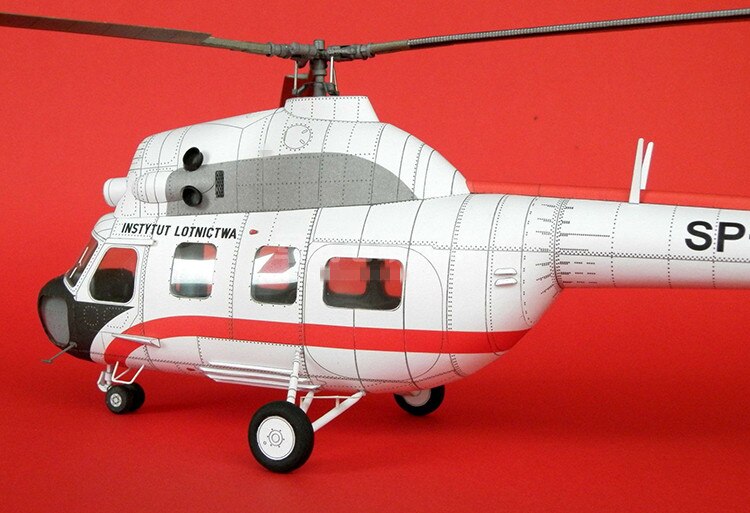 1:33 Scale Polish Mi-2 Transport Helicopter DIY Ha... – Grandado