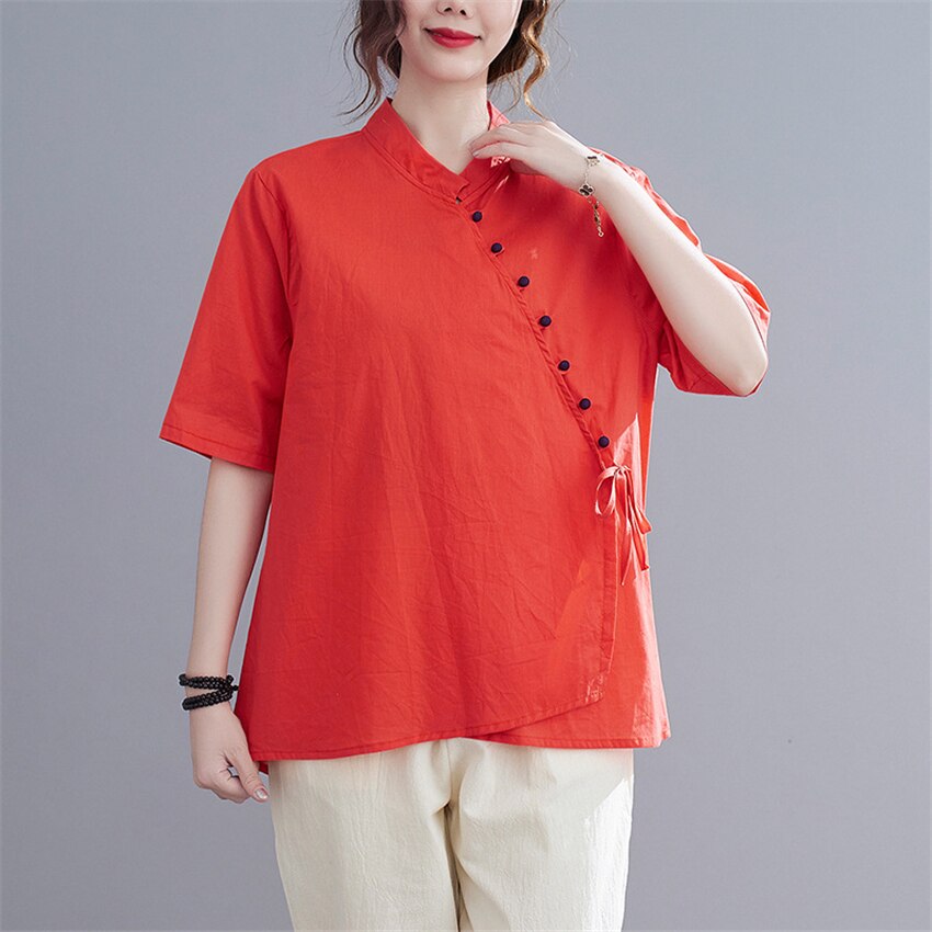 Traditional Chinese Clothing for Women Hanfu Shirt... – Grandado