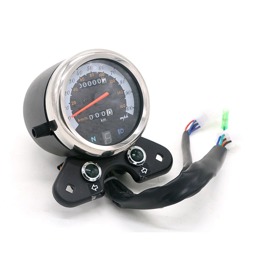 Universal Motorcycle Dual Snelheidsmeter Kilometer... – Grandado