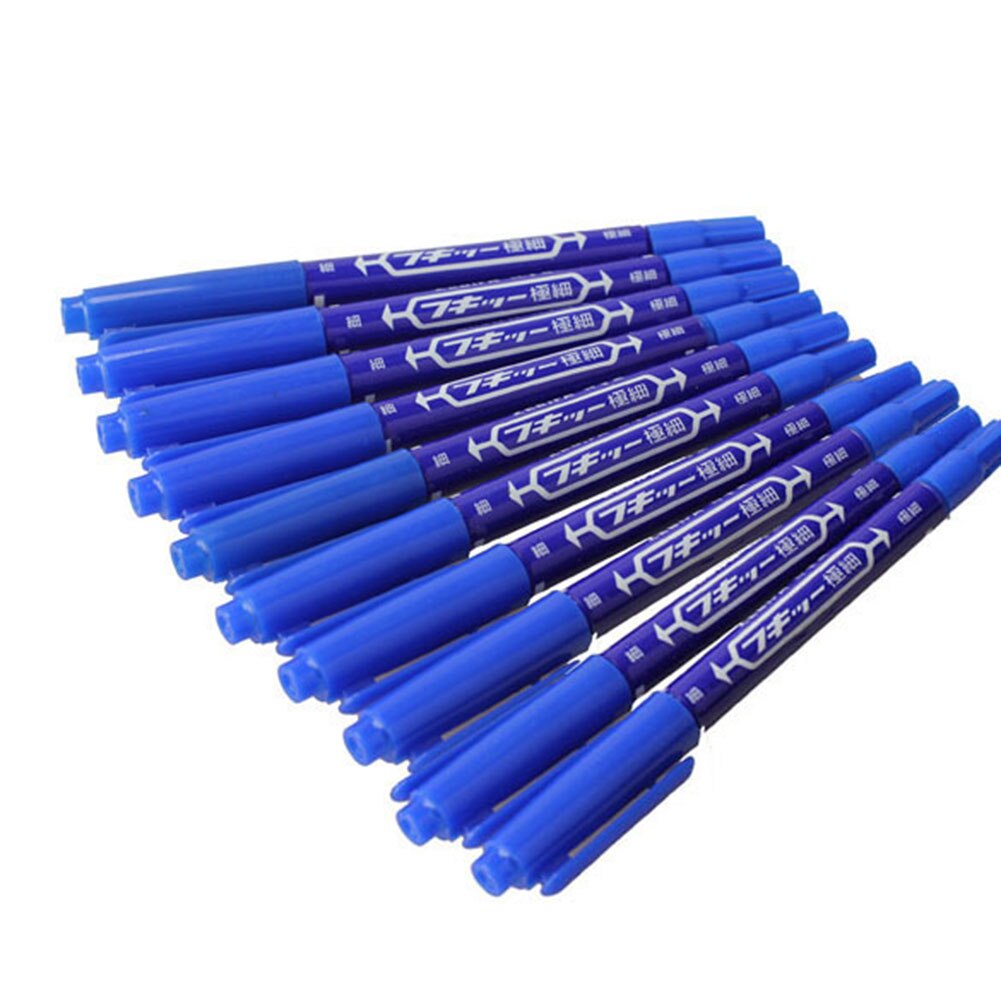 10pcs Dual Tip Fine Marker Pen Waterproof Signatur... – Grandado