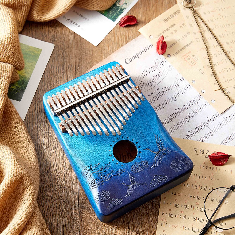 17 Keys Kalimba Percussion Musical Instrument Maho... – Vicedeal
