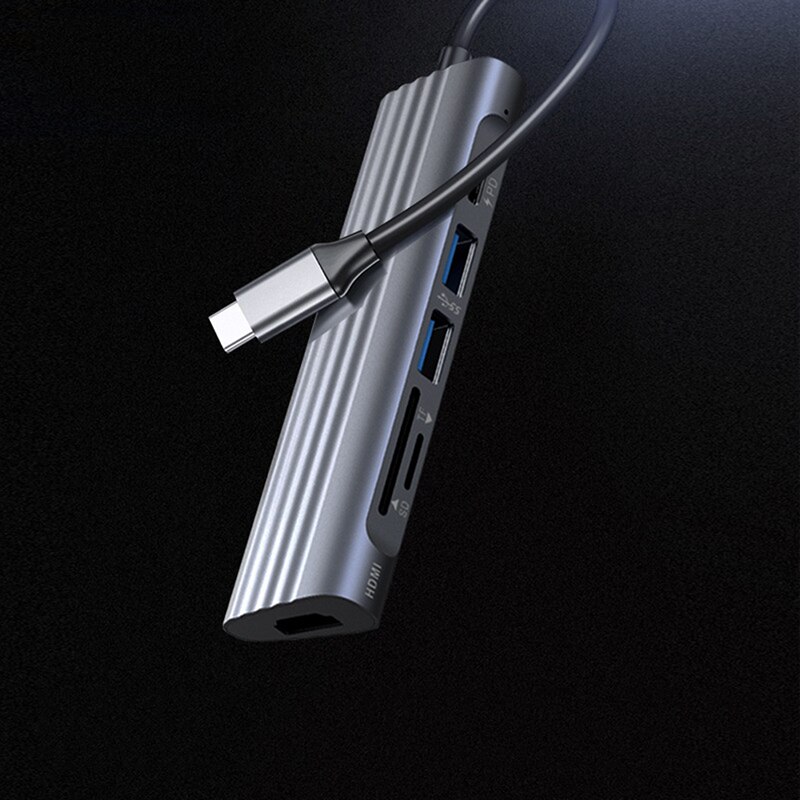 USB C Hub Multiport Adapter Portable Aluminum Allo... – Grandado