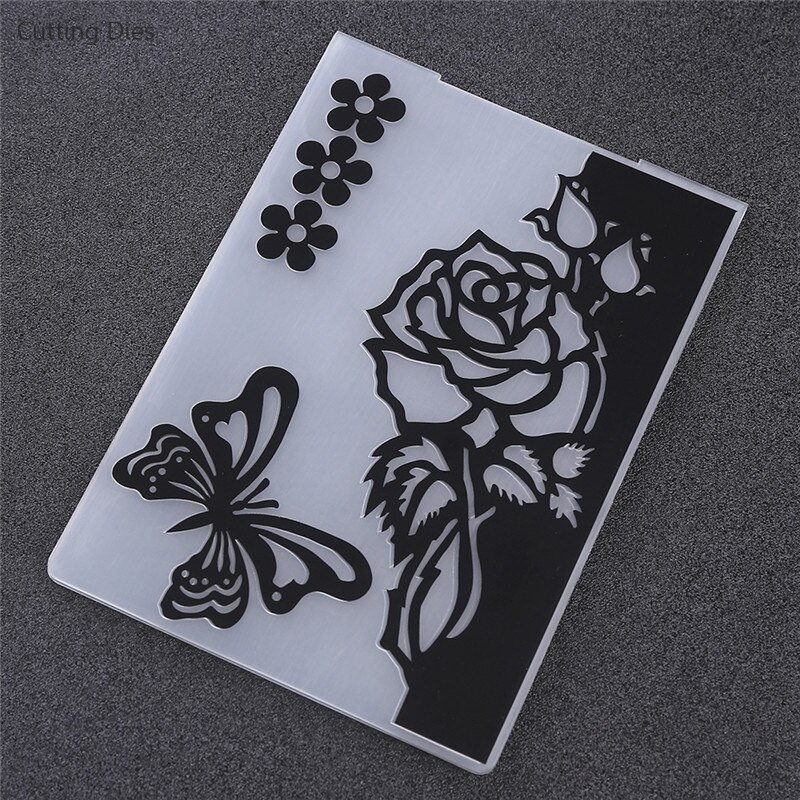 Carpetas en relieve de plástico con forma de marip... – Grandado