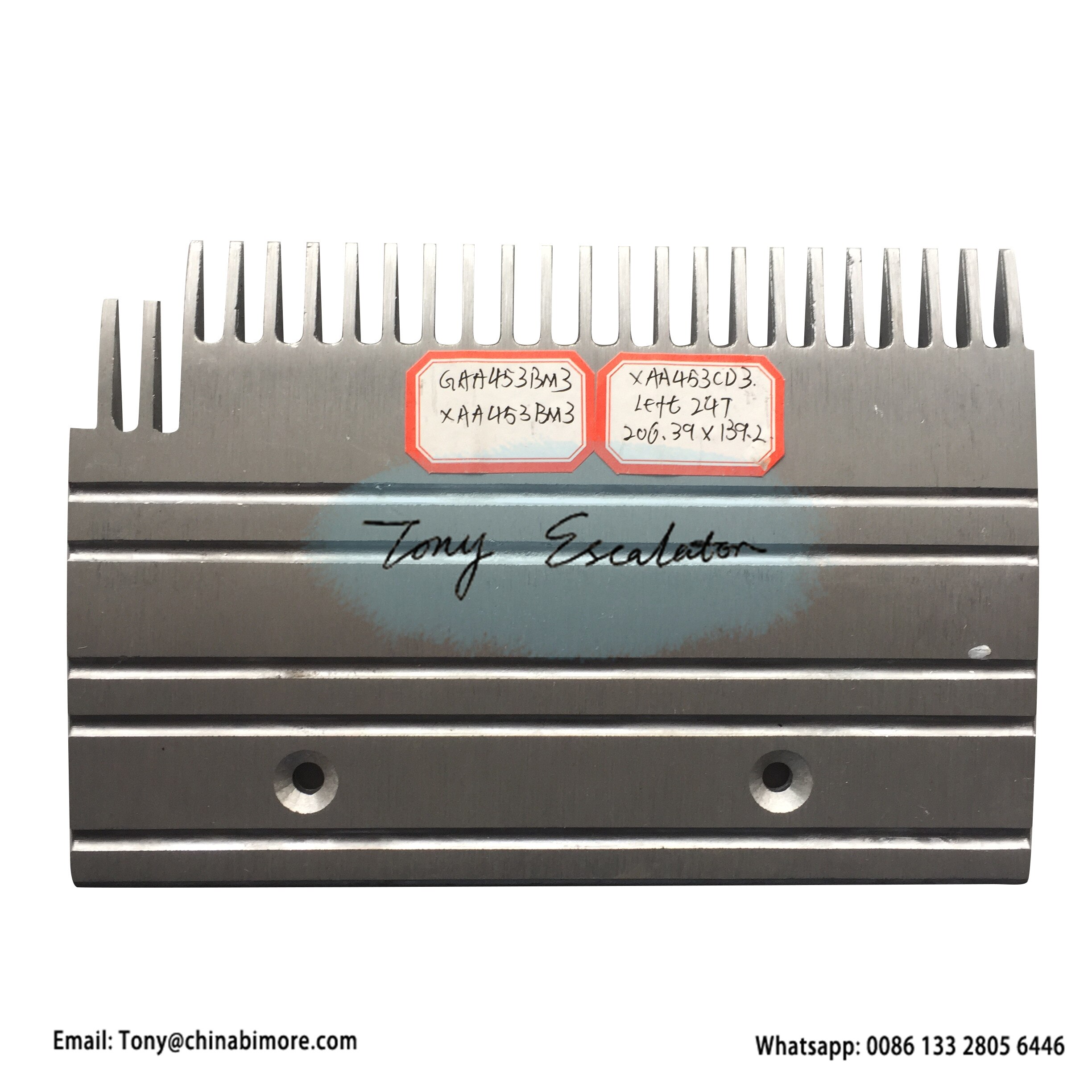 Roltrap Aluminium Kam Plaat GAA453BM3 L206mm Gat P... – Grandado