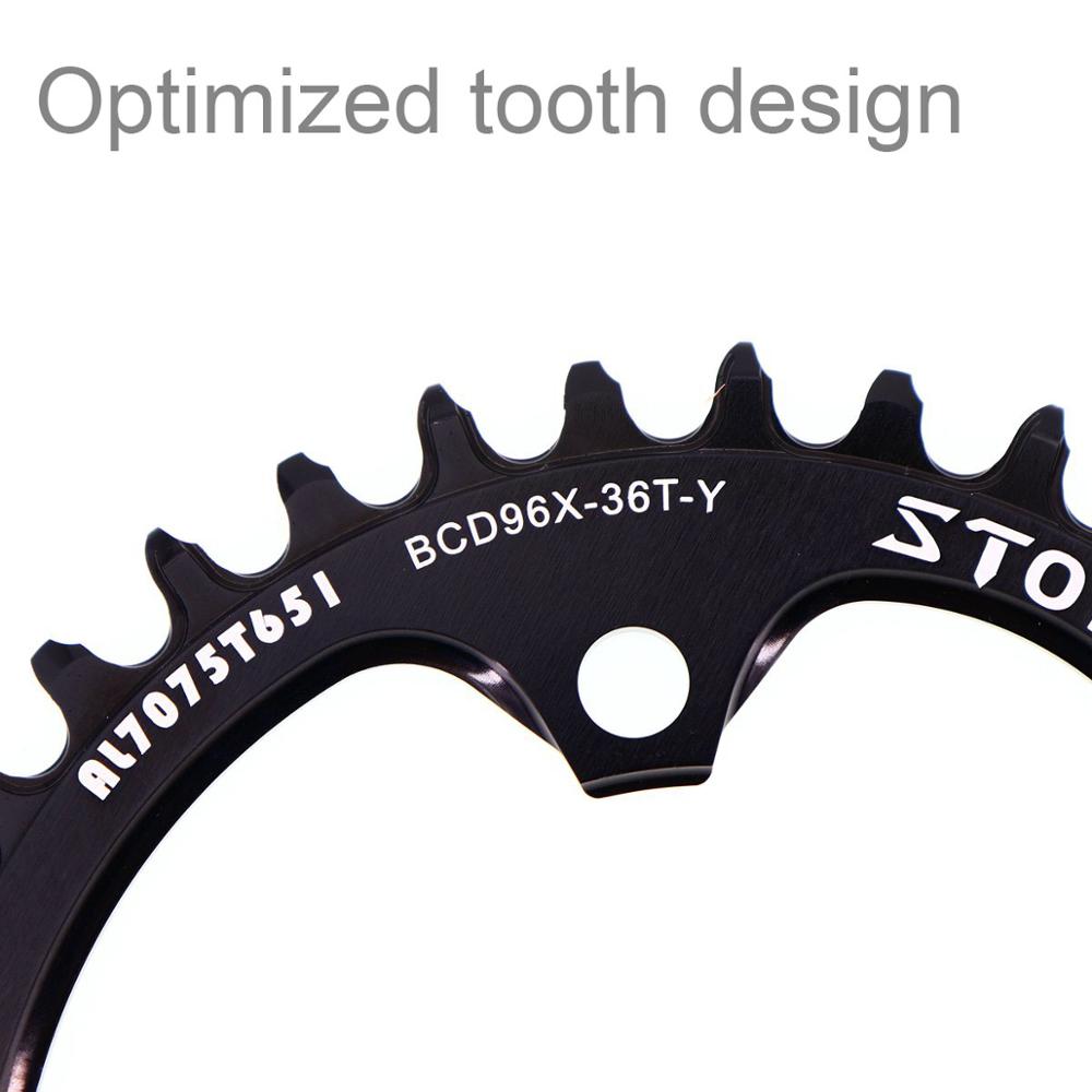 Stone 96 BCD Round Chainring for shimano M7000 M80... – Grandado