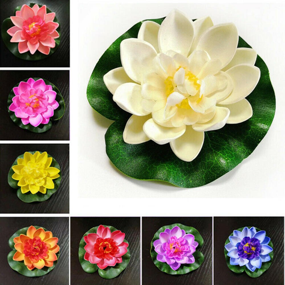 10 Pcs/Set 10cm Artificial Floating Water Lily EVA... – Vicedeal