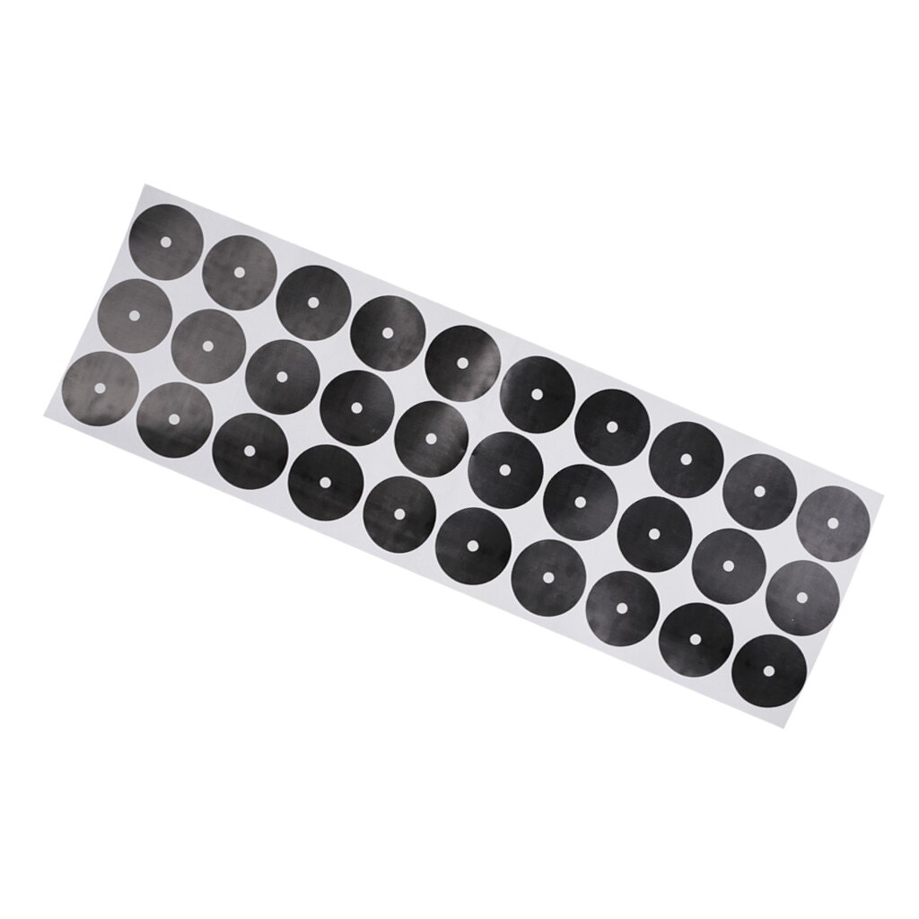 Set of 30Pcs 3-3.5cm Black Pool Table Spot Sticker... – Grandado
