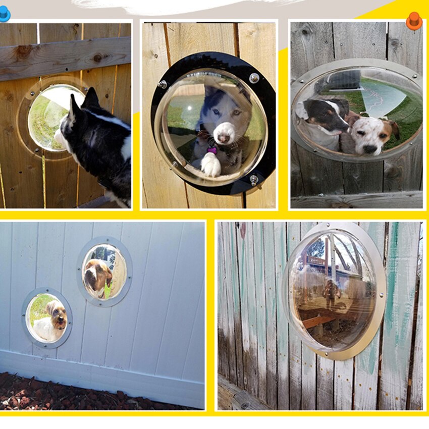 Dog Cat Fence Window For Pet Durable Acrylic Dog D... – Grandado