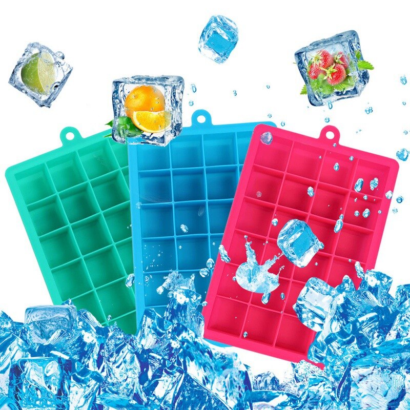 Silicone Ice Cube 24 Square Ice Cube Ice Cube Moul... – Grandado