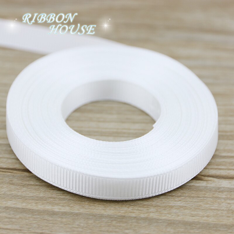 (10 meters/lot) White Grosgrain Ribbon wrap decora... – Vicedeal