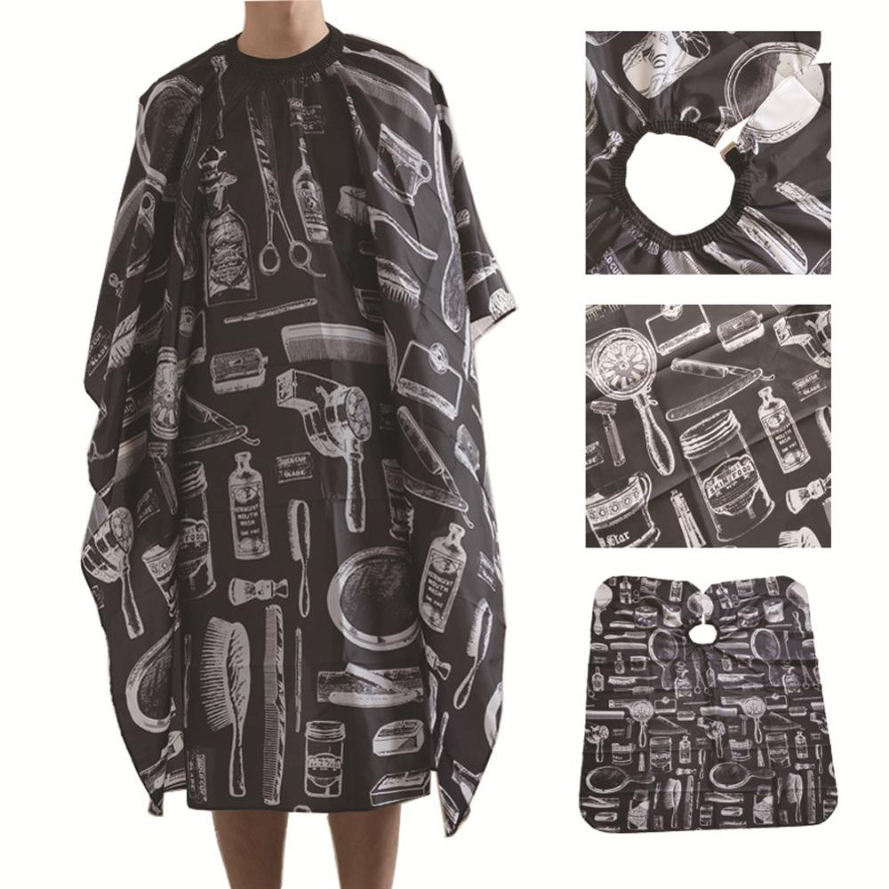 Black Hairdressing Cape Hair-Cut Salon Barber Clot... – Grandado