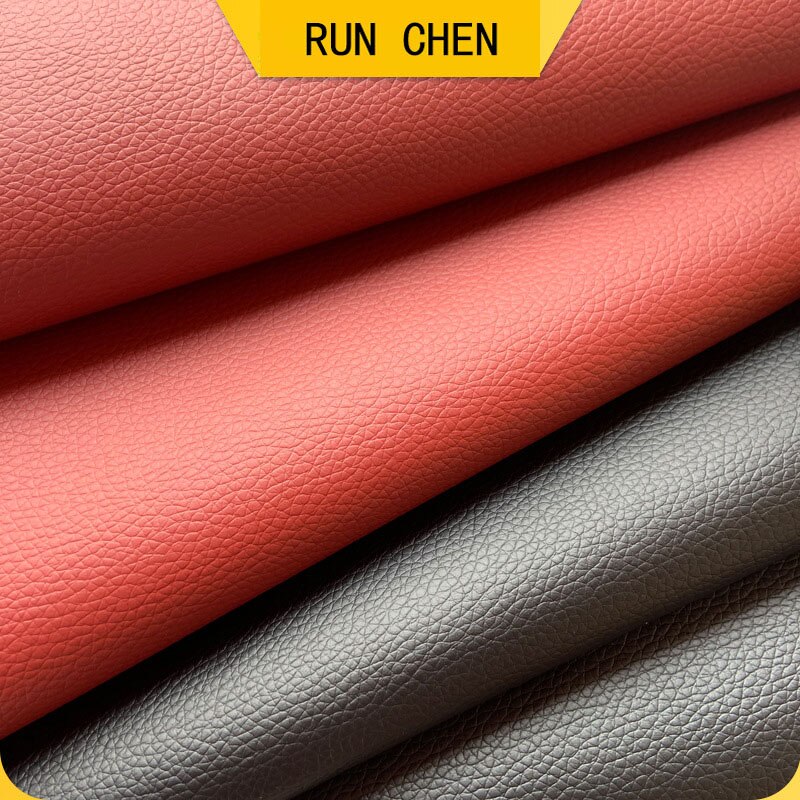 Litchi grain PU leather fabric materials DIY manua... – Vicedeal
