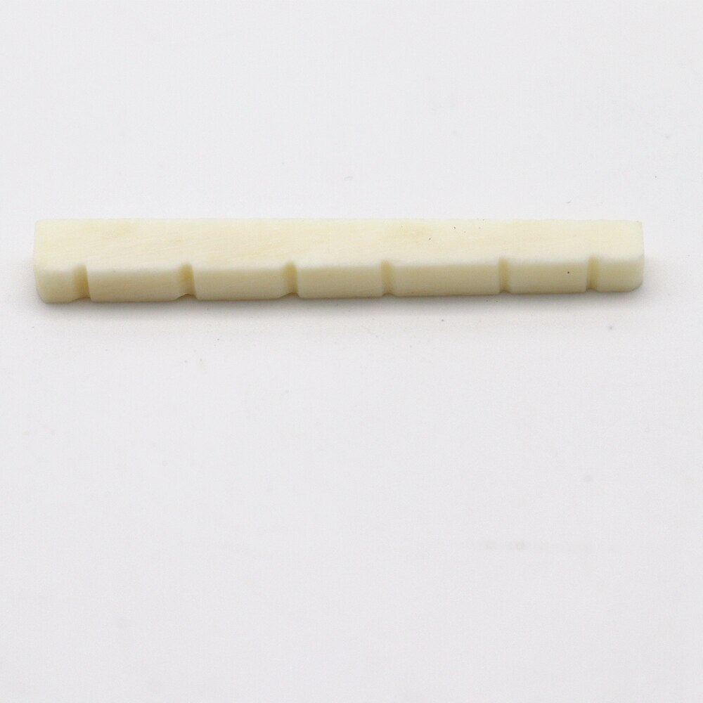 1 pcs Flat Bottom Unbleached Pure Bone Nut Guitar ... – Vicedeal