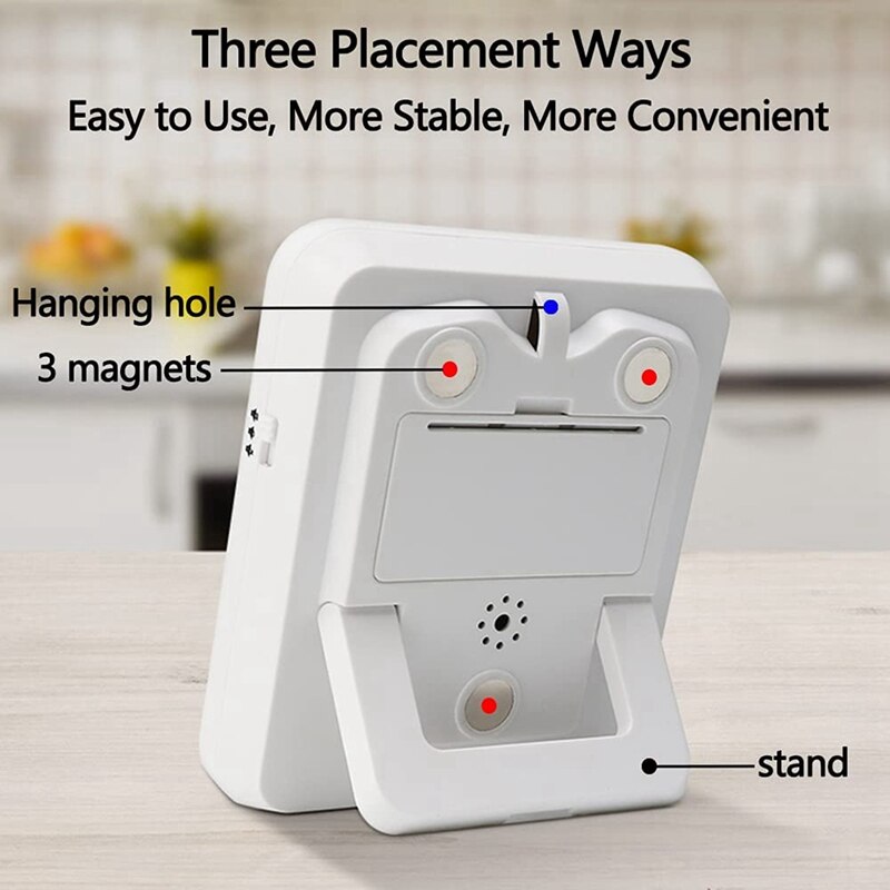 Digital Dual Kitchen Timer,3 Channels Count UP/Dow... – Vicedeal Digital Dual Kitchen Timer,3 Channels Count UP/Dow... – Vicedeal