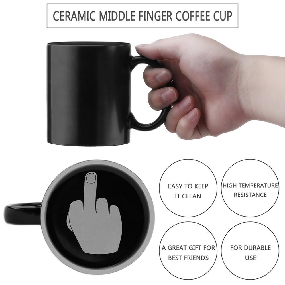 Personality Have A Nice Day Mug Middle Finger Patt... – Vicedeal