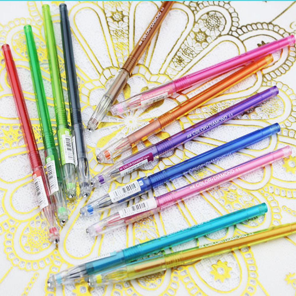 Novelty Candy Colors Colorful Gel Pen Set School S... – Grandado