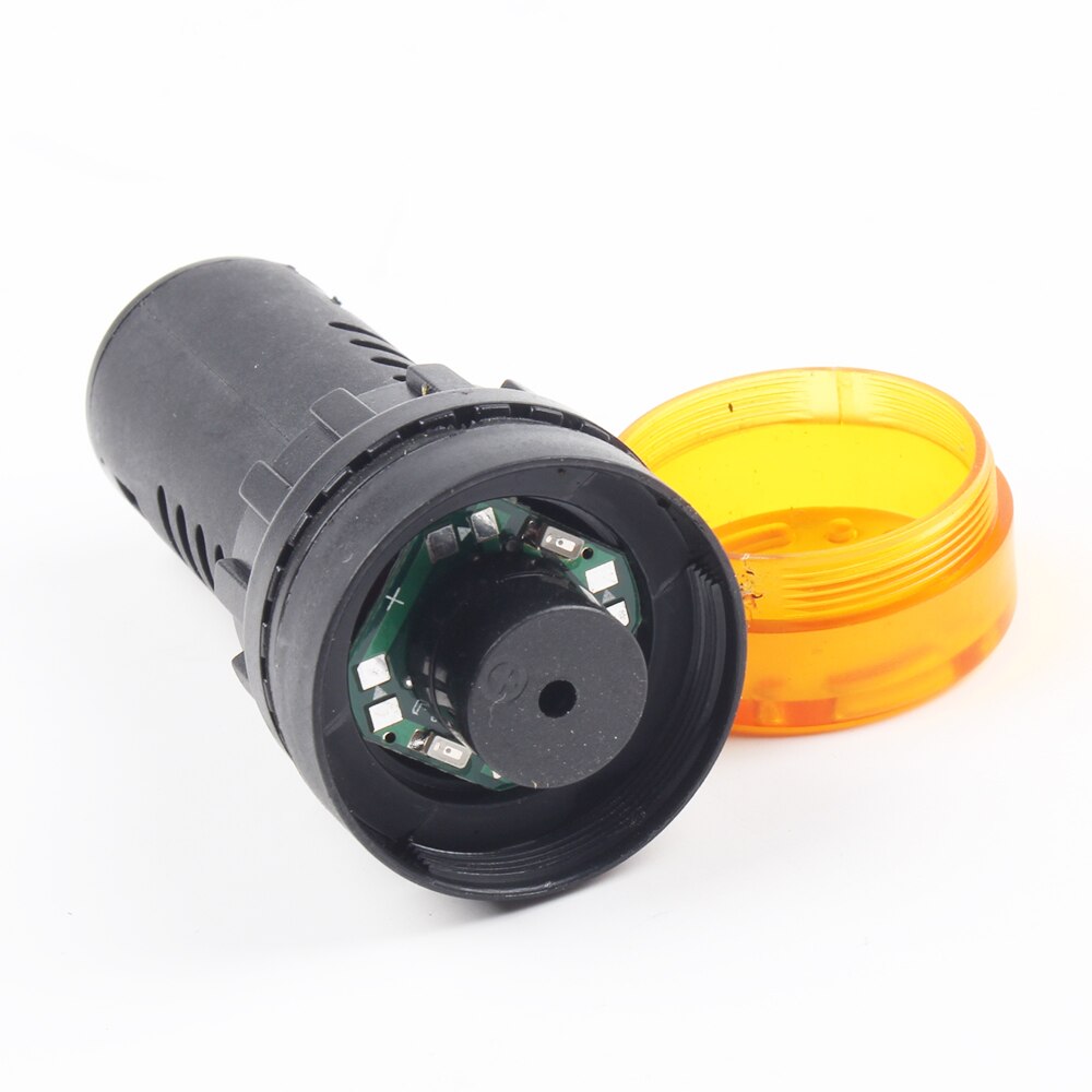 1 Pc AD16-22SM Geel 12V 24V 110V 220V 22 Mm Flash ... – Grandado