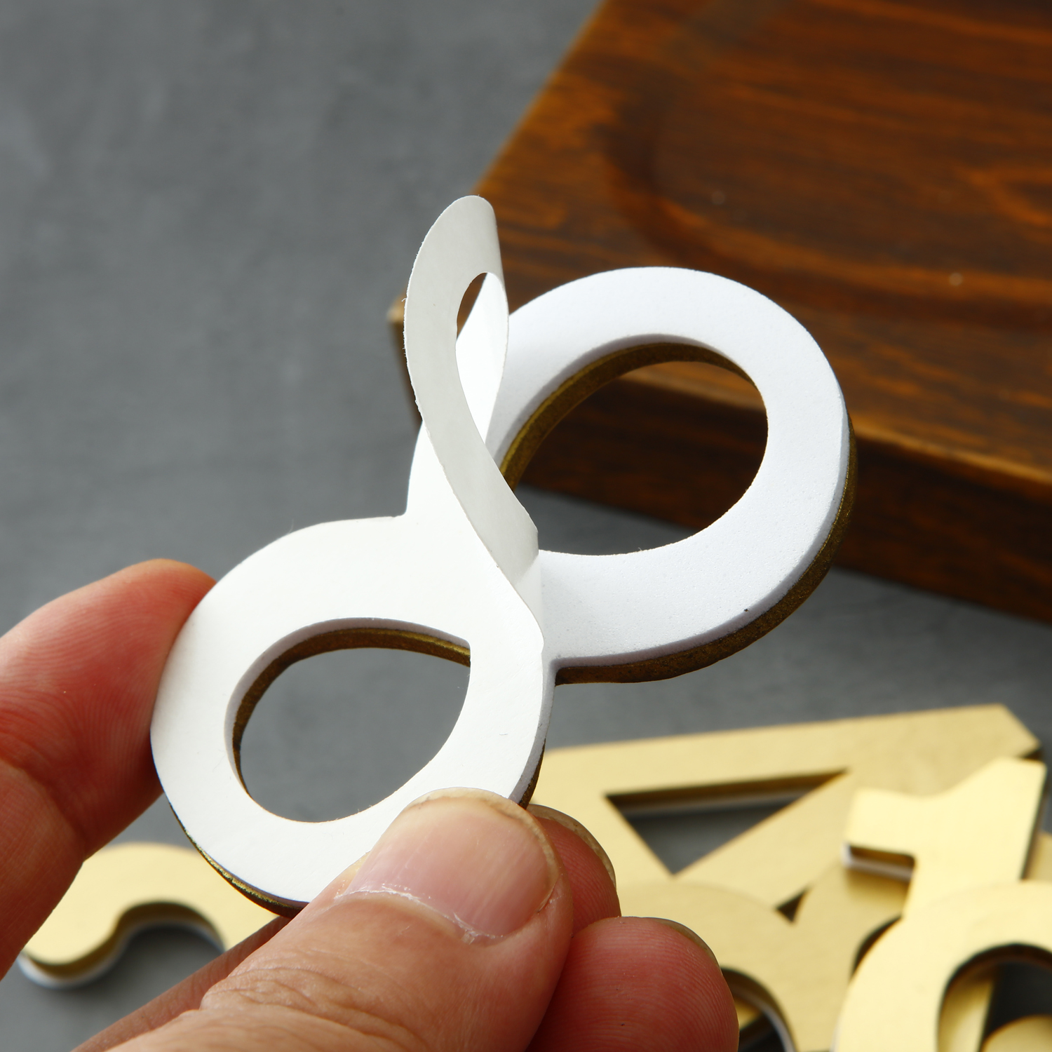 1Pcs 3Inch Brass House Numbers Self-Adhesive Mailb... – Grandado