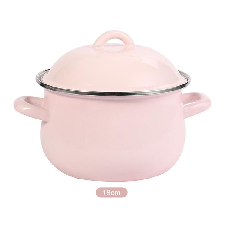 Enamel Stock Pots With Lid Multi-Purpose Kitchen C... – Vicedeal