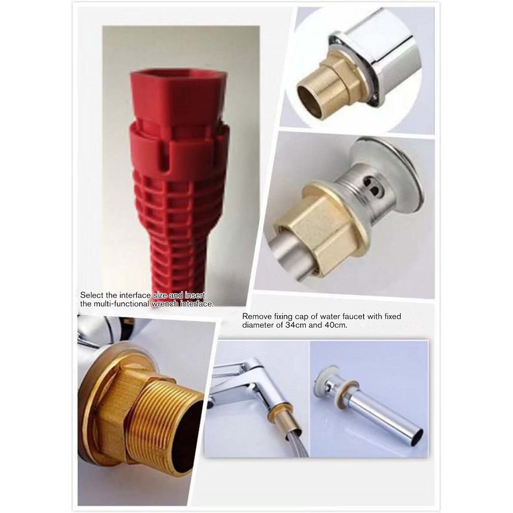 Sink Installer Wrench Double Head Anti-Slip Handle... – Vicedeal