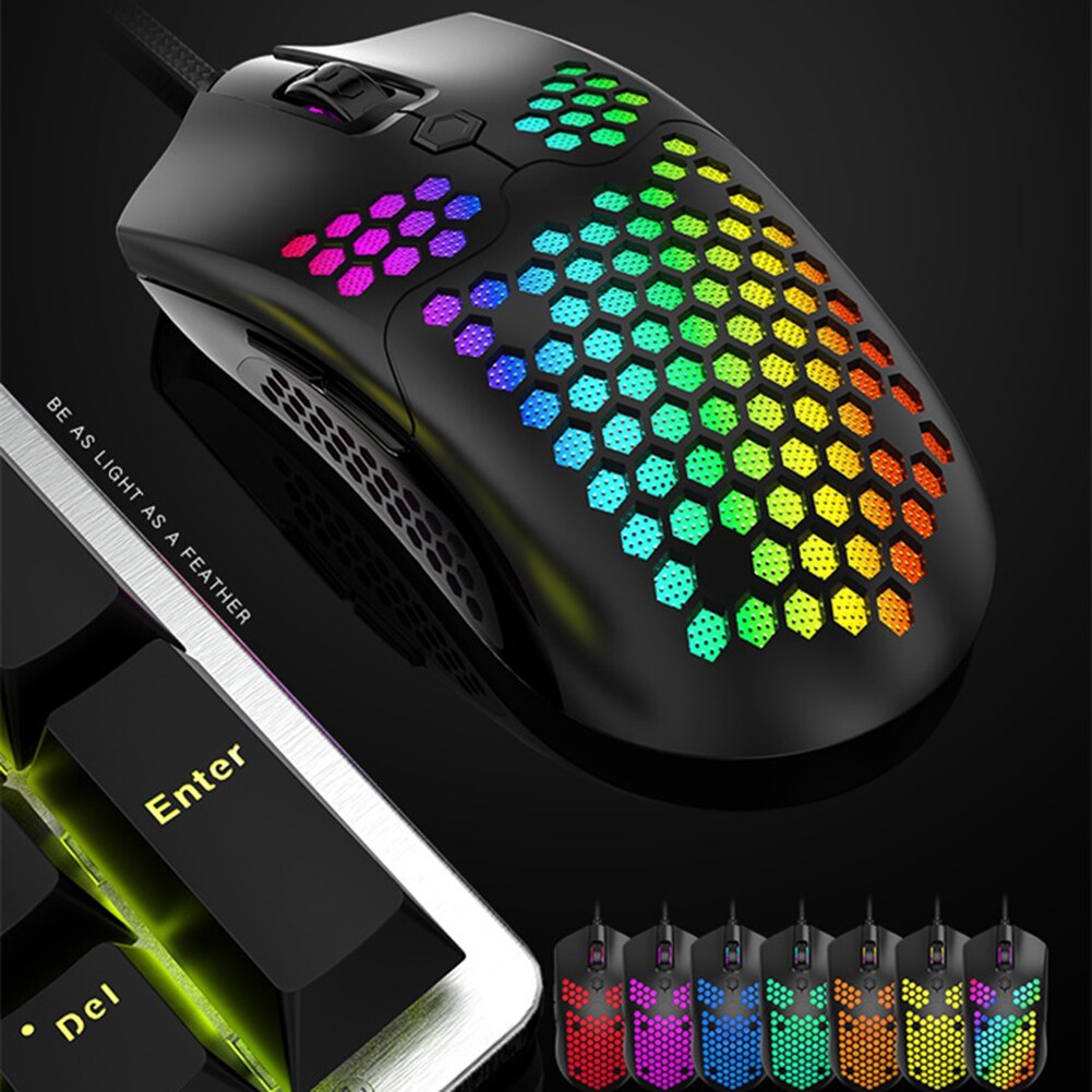 M65 USB Wired Gaming Mouse 6 Button 2400DPI Adjust... – Grandado
