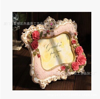 6inch 7inch Picture Frame European Style Resin Ros... – Vicedeal