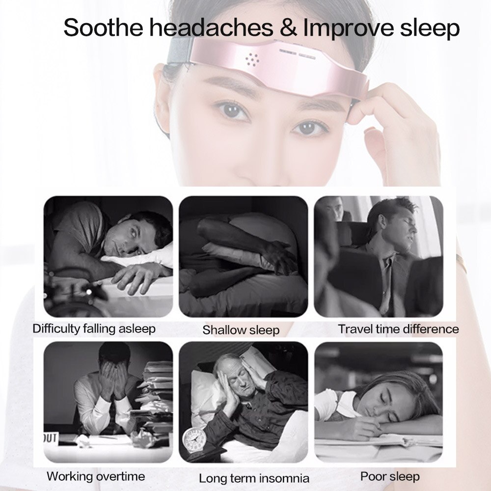 Electric Head Massager Brain Anti Stress Sleeping ... – Vicedeal