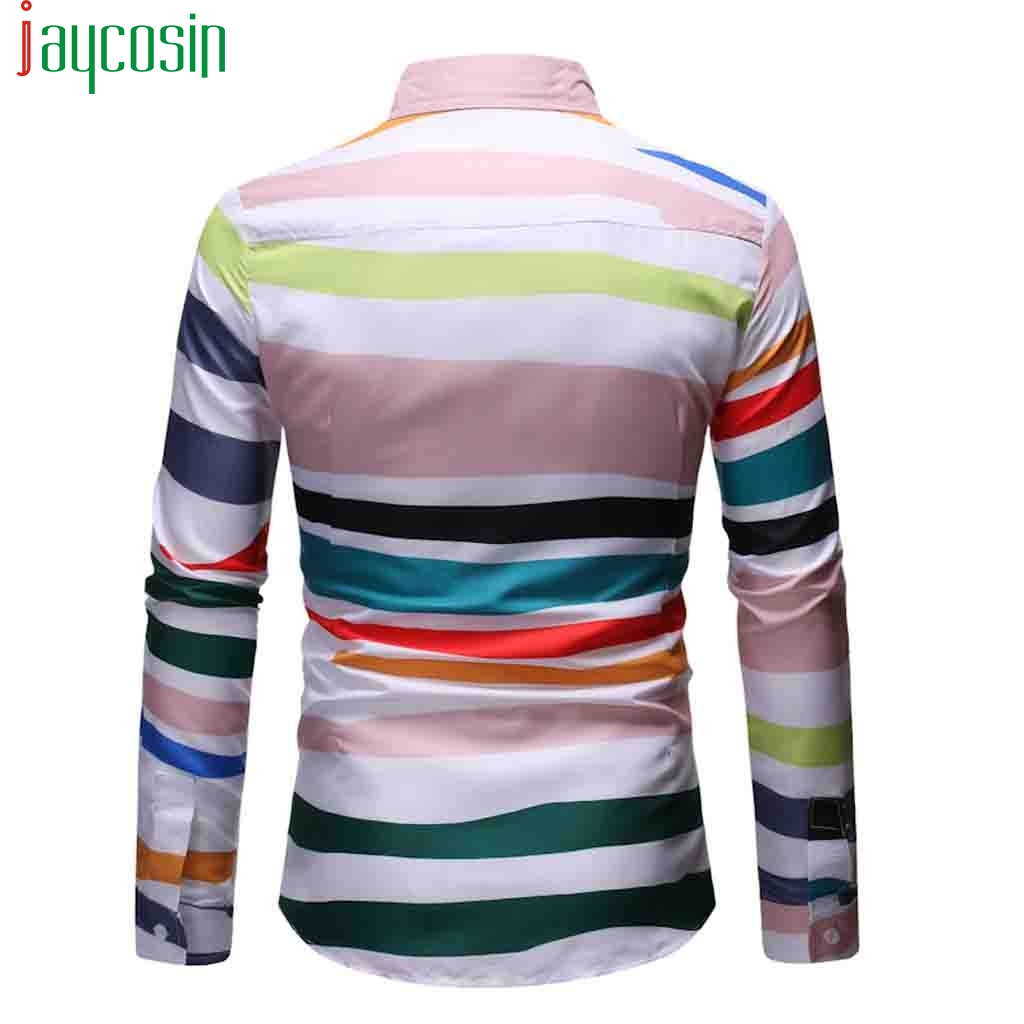 Mannen Mode Lange Mouw Toevallige Slanke Revers Mu... – Vicedeal