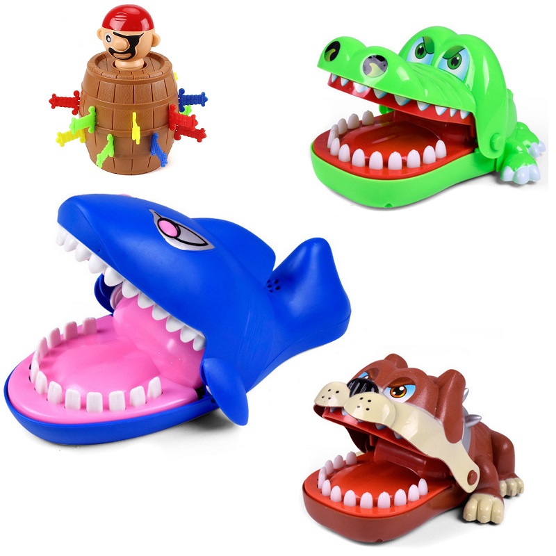 Funny Crocodile Teeth Finger Biting Toy Game Shark... – Grandado