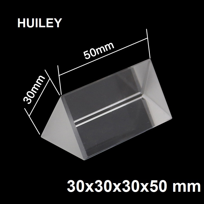 Triangular Prism Optical Glass Triple Physics Refr... – Grandado