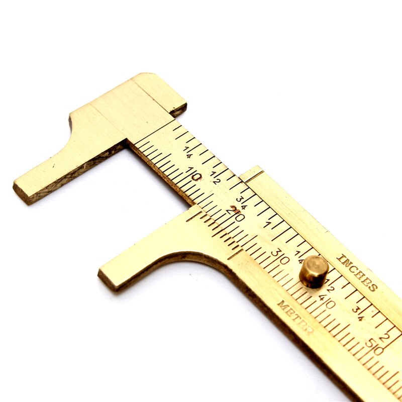 Mini Solid Brass Sliding Gauge Vernier Caliper 80m... – Vicedeal