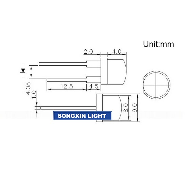 10 stuks led 8mm gele strohoed water helder 8 mm l... – Grandado