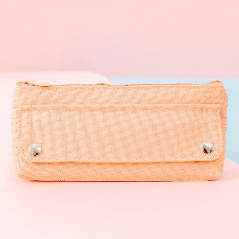 Creatieve Effen Kleur Etui Voor Meisjes Student Br... – Grandado