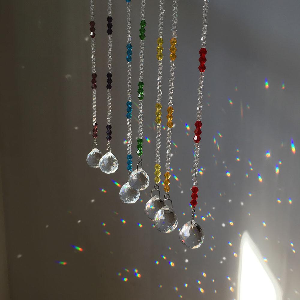 7PCS/Set Crystal Prisms Window Hanging Sun Light C... – Vicedeal