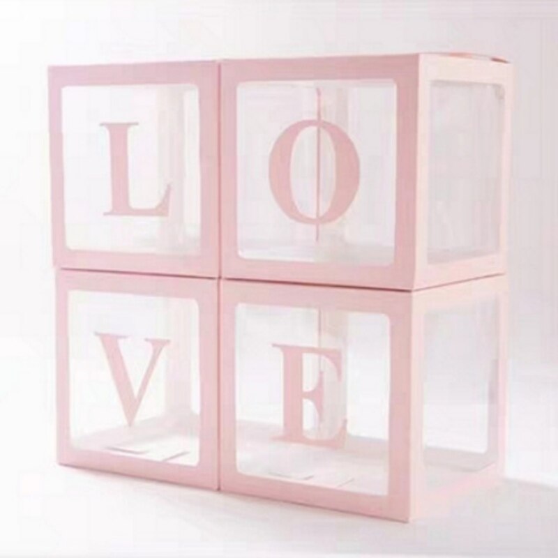 DIY Transparent Balloons Box Latex Balloon Blocks ... – Vicedeal