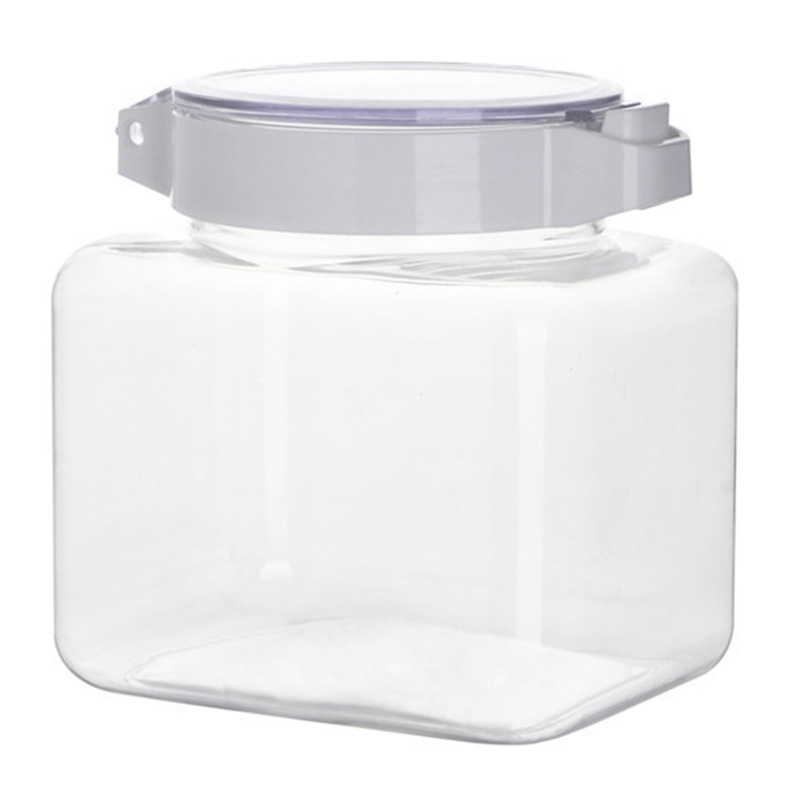 -1 Piece Plastic Storage Bottle with Lid, Large-Ca... – Grandado