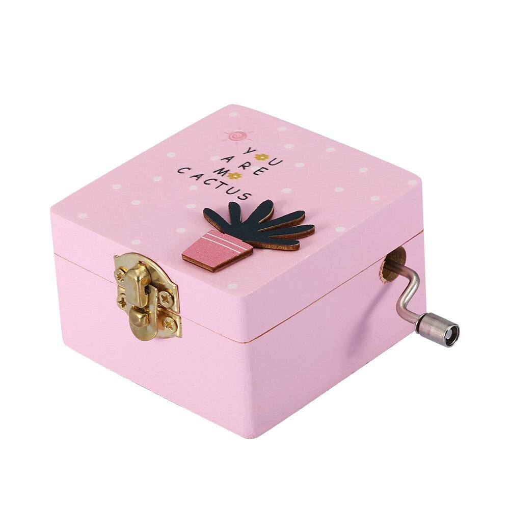 Music Box Cute Cartoon Wooden Carved Mini Music Bo... – Vicedeal
