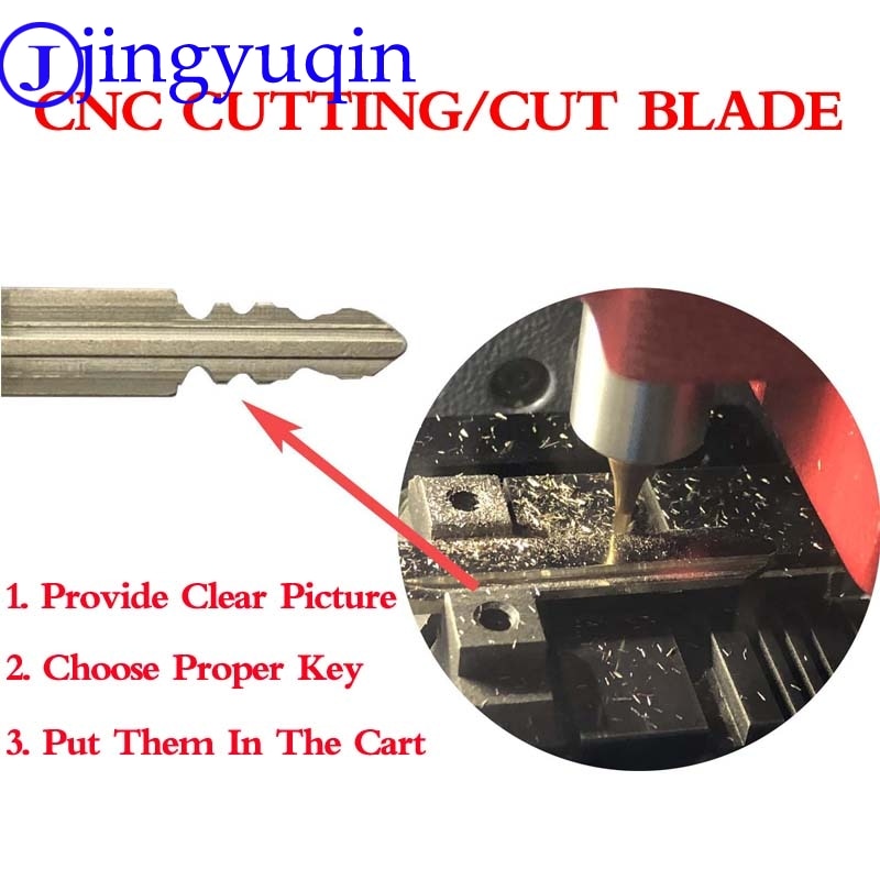 Bilchave Only Car Key Blade Cutting Service CNC Cu... – Grandado