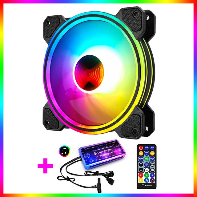 Coolmoon Licht X 12Cm Ventilator Chassis Rgb Multi... – Grandado