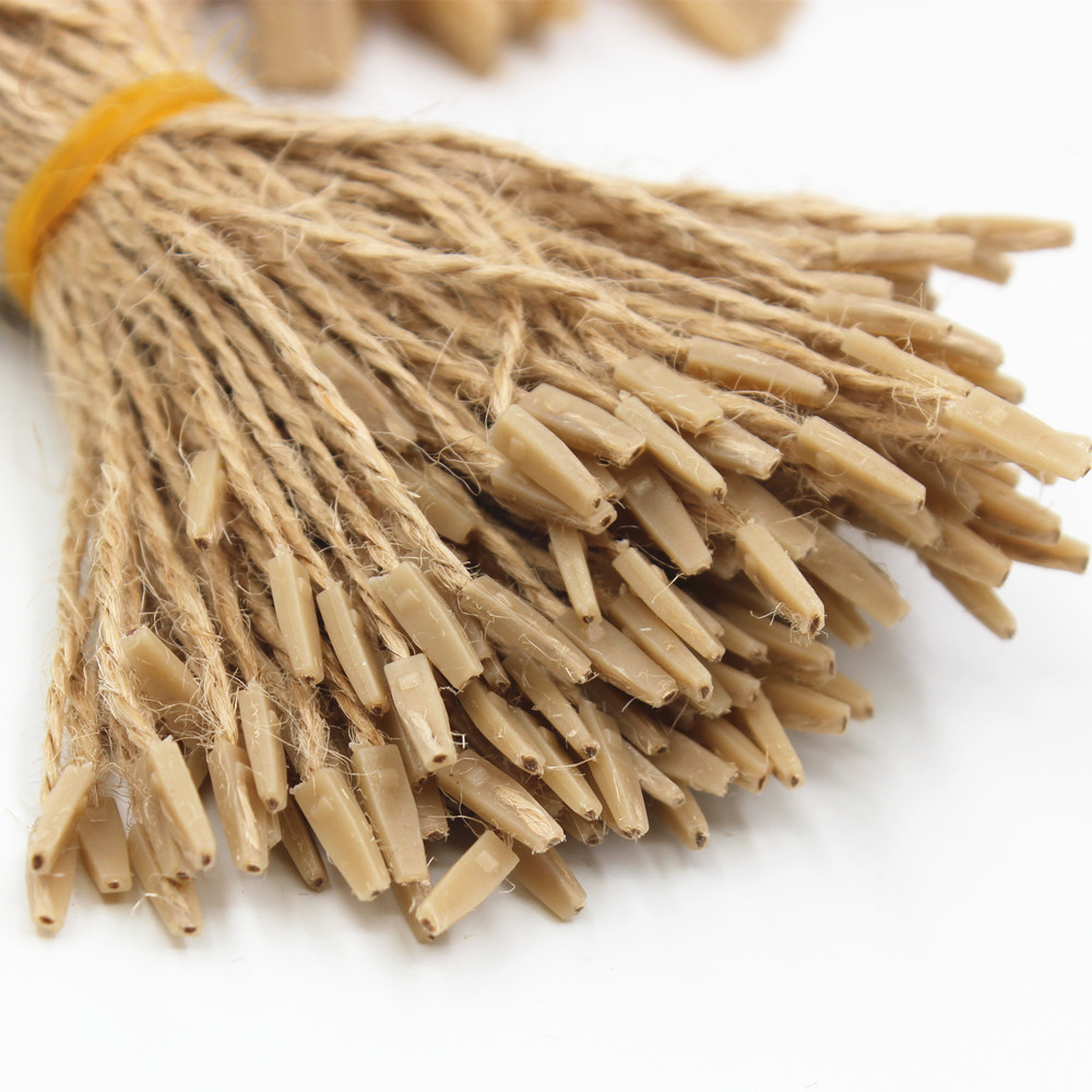 1000 pieces/lot jute hemp hang tag string in appar... – Grandado