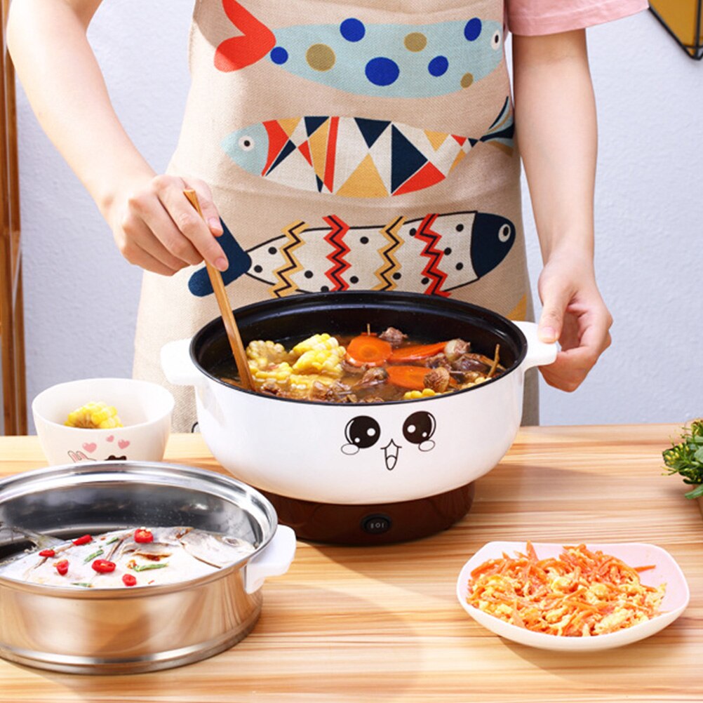 1 einstellen Doppel-schicht Topf Elektrische Topf Kleine ...