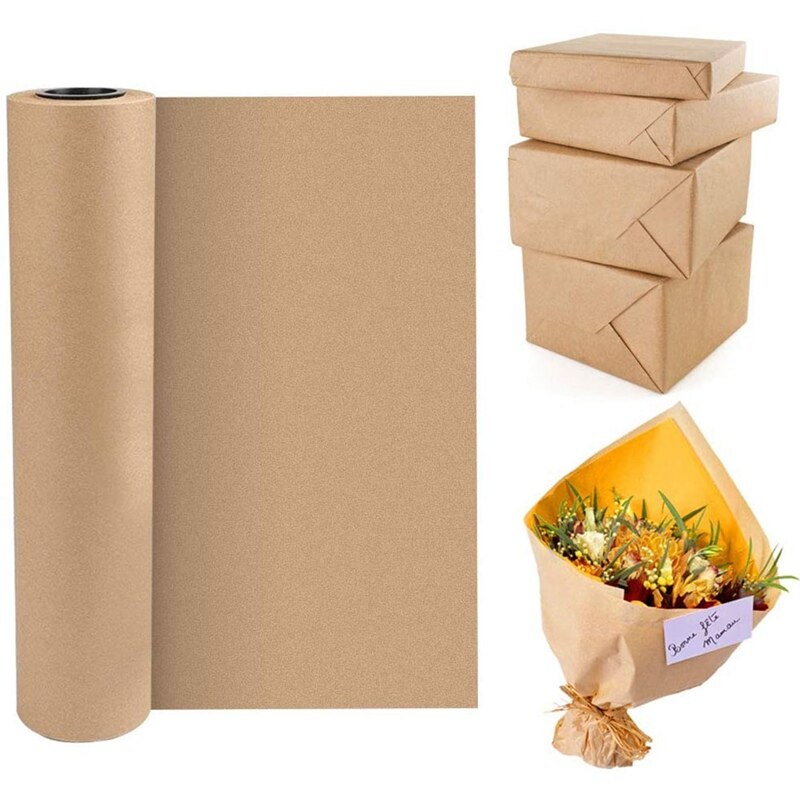 Roll Kraftpapier Bloemen Verpakking Pakket Decorat... – Grandado