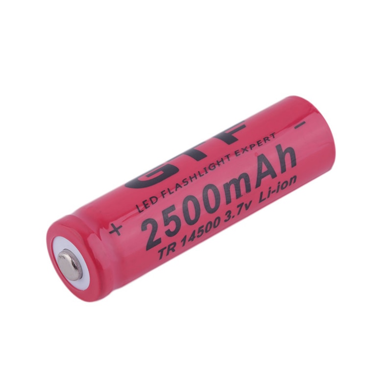 GTF 2500mAh 14500 Rechargeable lithium battery tip... – Grandado
