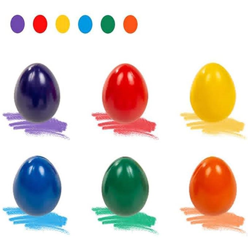 6 Kleur Effen Ei Vorm Kleurpotloden Niet Giftig Wa... – Vicedeal