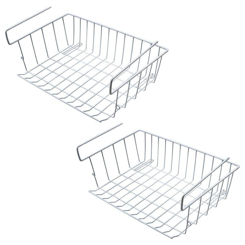 Under Shelf Storage Basket, 2 Pcs Under Cabinet St... – Vicedeal