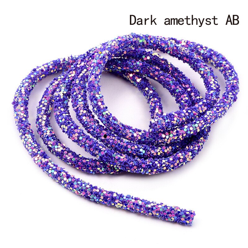 3/6mm Harz Glitter Strass Seil Rohr Kabel Paillett... – Vicedeal