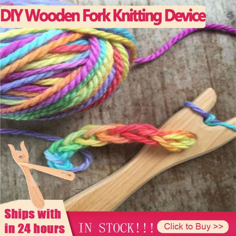 1Set DIY Knitting Tools Crafts Weaving Tool Wooden... – Vicedeal