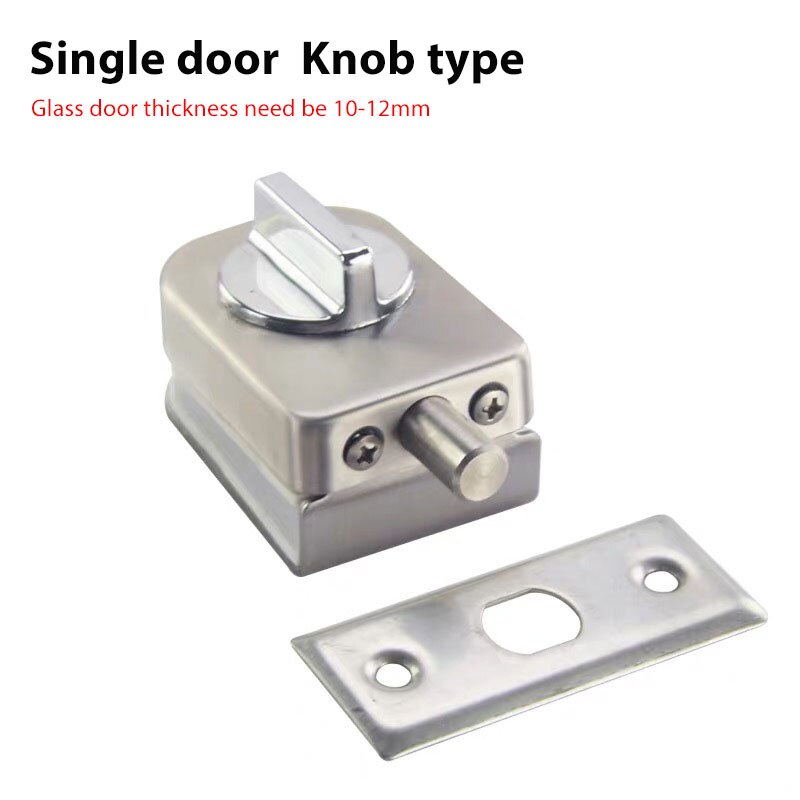 Floor Bolt Rvs Glas Deurslot Voor Frameloze Deur O... – Grandado