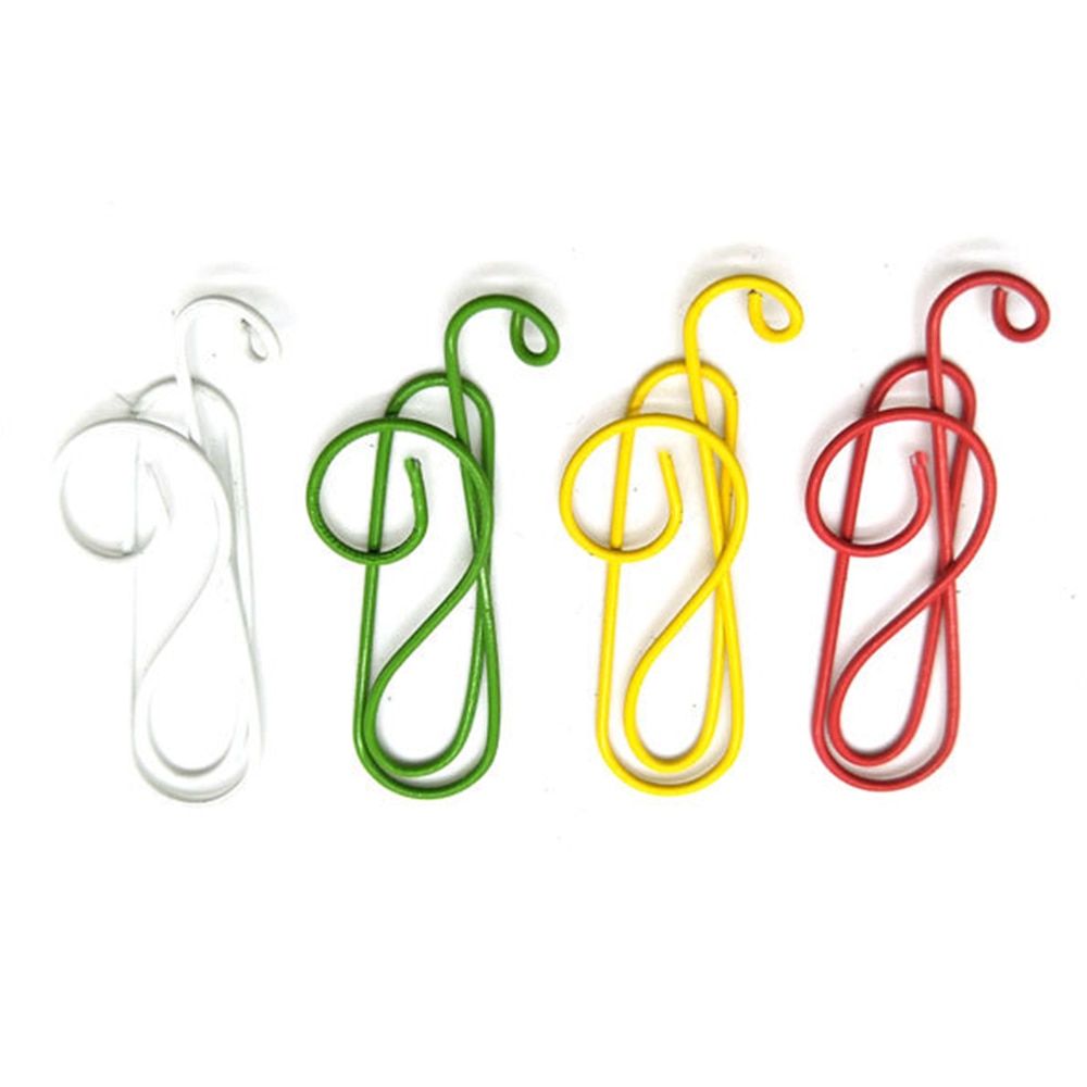 12pcs/box Color Musical Note Shape Paper Clips Met... – Grandado
